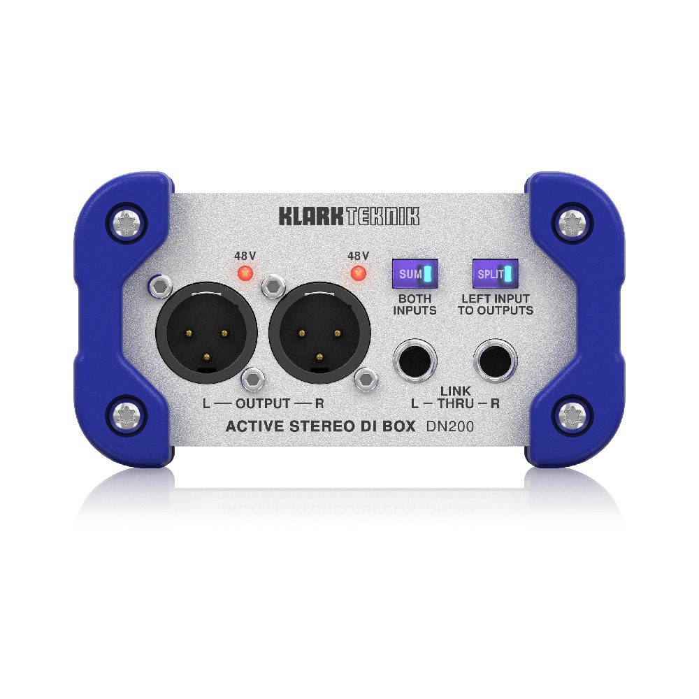 KLARK TEKNIK DN200 V2 2 Channel Active DI Box with Extended Dynamic ...