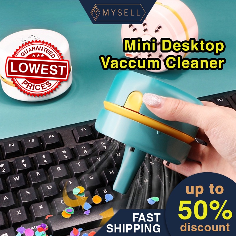 Mini Desktop Vacuum Cleaner Mini Sweeper Mini Vaccum Handheld Cleaning ...