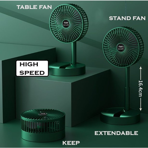 New Kipas Mini Adjustable Mini Fan Kipas Small Cooling Handy Desk Home ...
