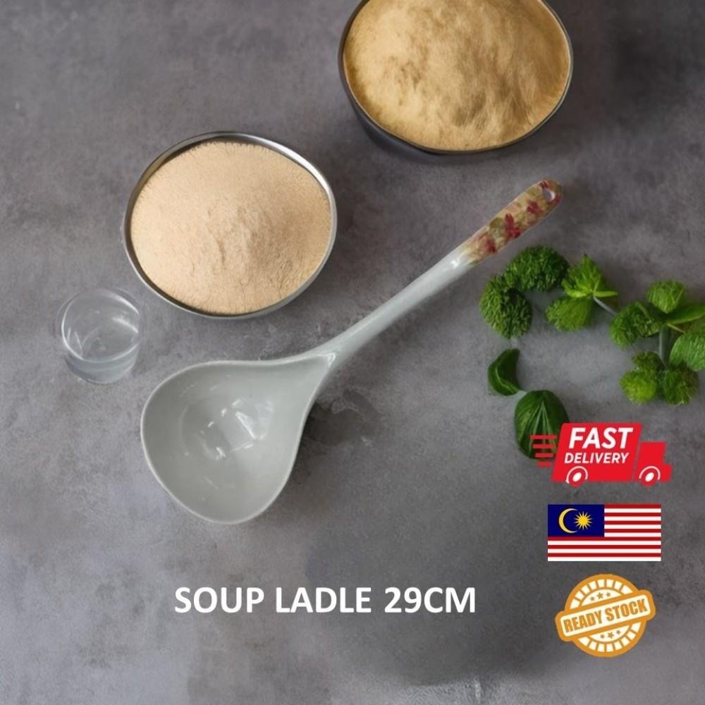 Kitchen Soup Ladle Hard Strong Plastic Spoon Kitchenware Senduk Sudip ...