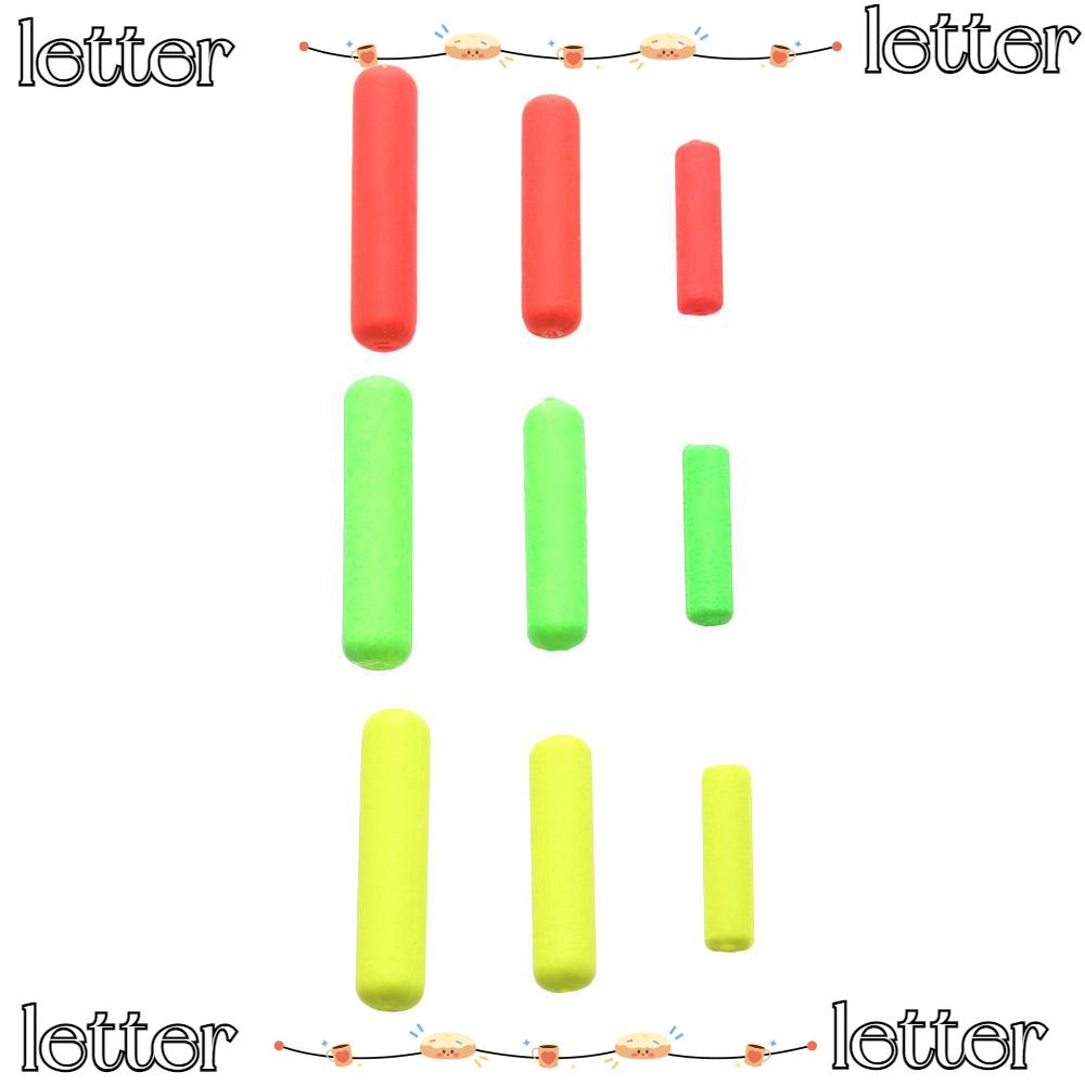 LETTER 50pcs/bag Hot Cylinder Foam Floats Ball Night Bottom Oval ...