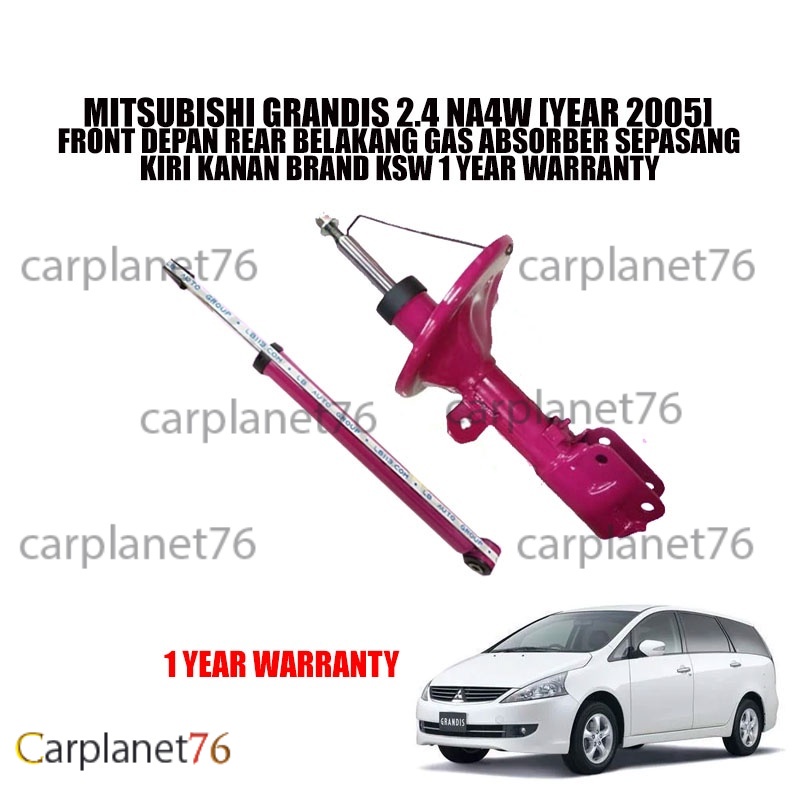 MITSUBISHI GRANDIS 2.4 NA4W [YEAR 2005] FRONT REAR GAS ABSORBER ...