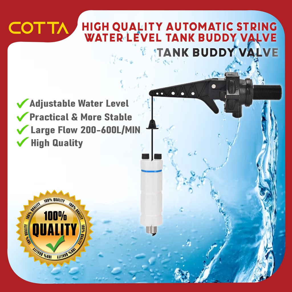 COTTA Tank Buddy Automatic String Water Level Valve Pump Buddy Water ...