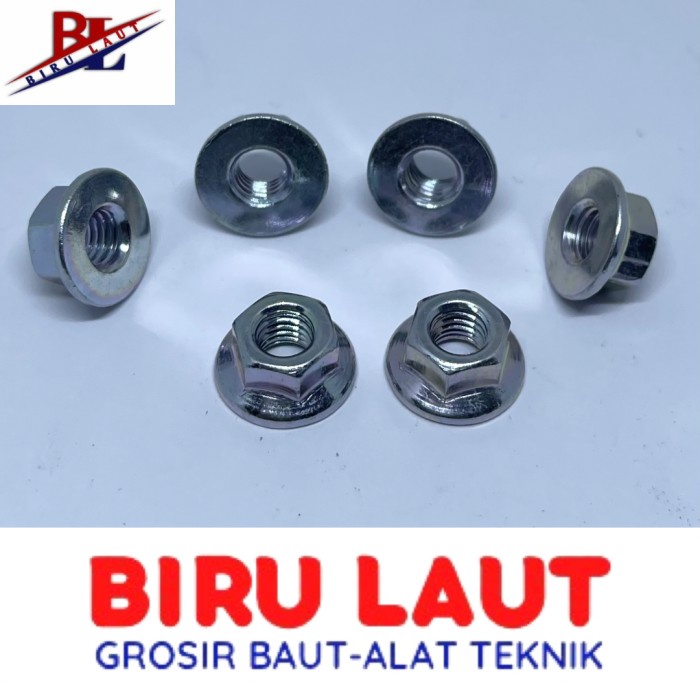 (Package Of 20 Pieces) Original 8-key M5 Flange Nut | Shopee Malaysia