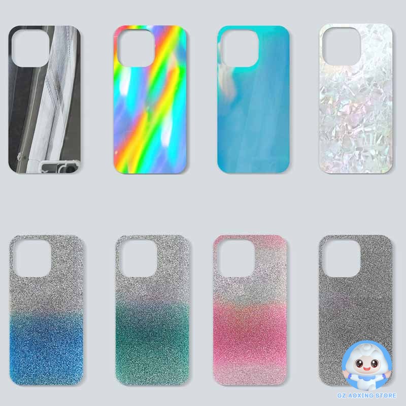 INS Phone Case Rainbow Laser/Gradient/Mirror Card For Iphone 15 Ultra ...