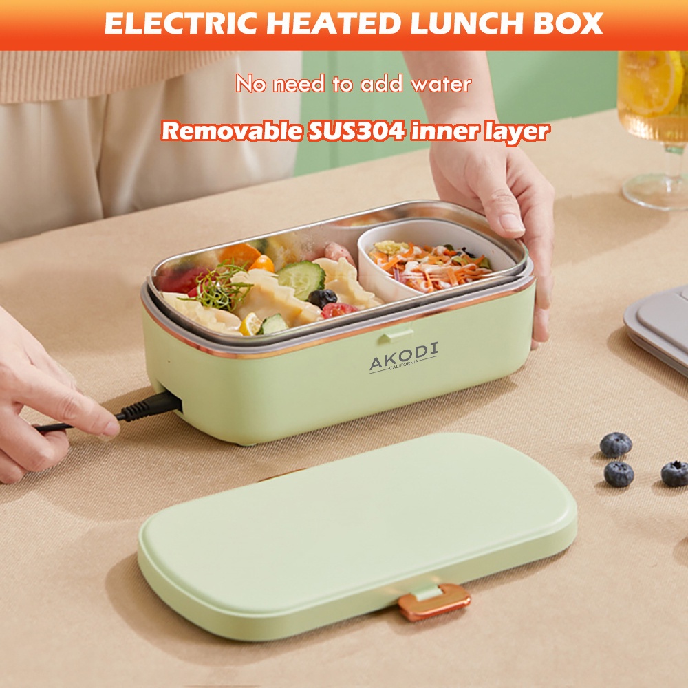 Electric Heating Lunch Box Pemanas Tanpa Air Kotak Makan Siang Kantor ...