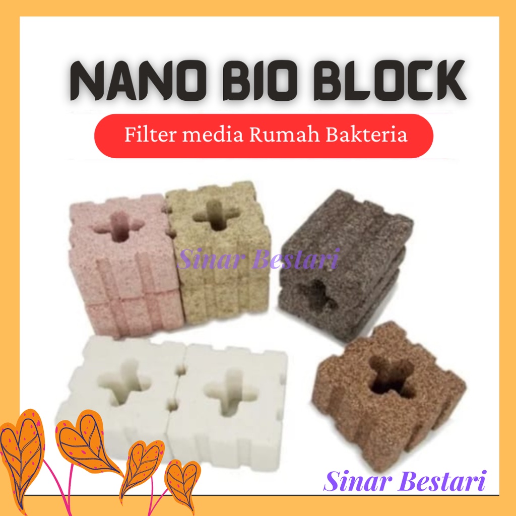 PREMIUM NANO TECH BIO BLOCK FILTRATION MEDIA AQUARIUM Filter Akuraium ...