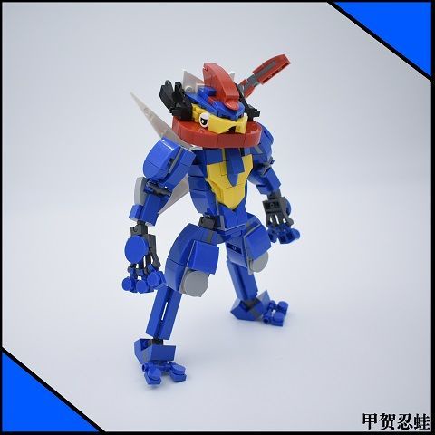 Uncle Bird Building Blocks Pokémon Koga Ninja Frog Assembled Building ...