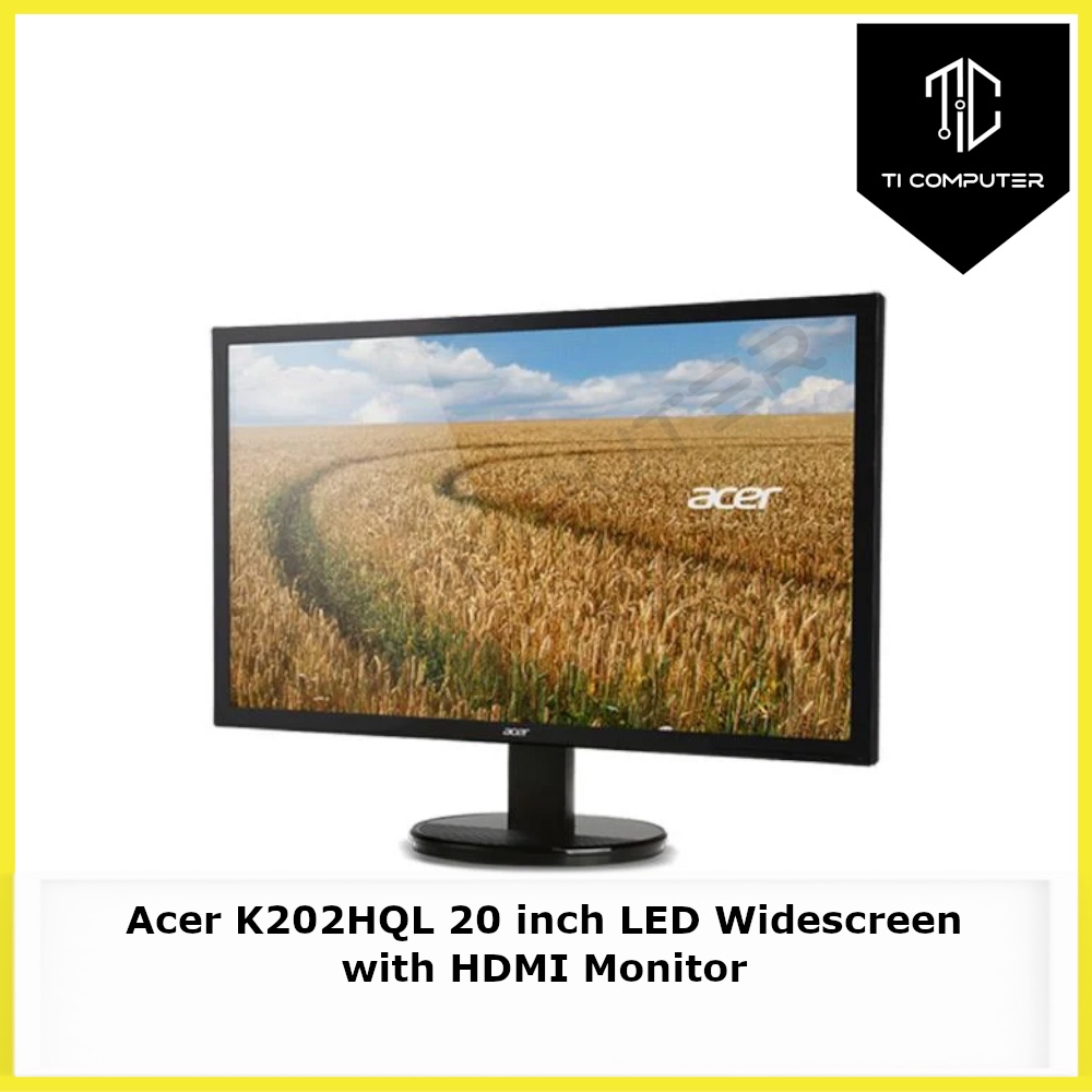 Acer K202HQL 20 inch LED Widescreen with HDMI Monitor | Shopee Malaysia