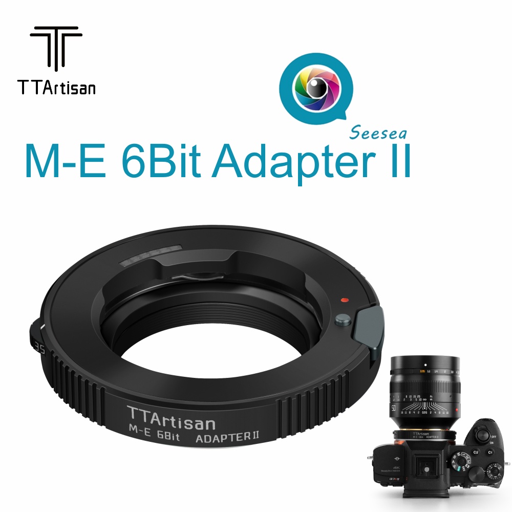 TTArtisan M-E 6bit II Adapter Ring For Leica M Lens to Sony E-mount ...