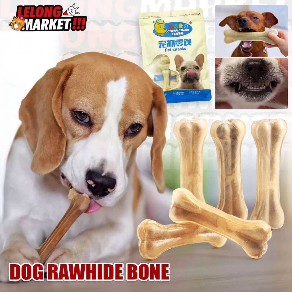 [Batang Gigi Anjing] Rawhide Pressed Bone KNOT Bone Chewing Bone Rich ...