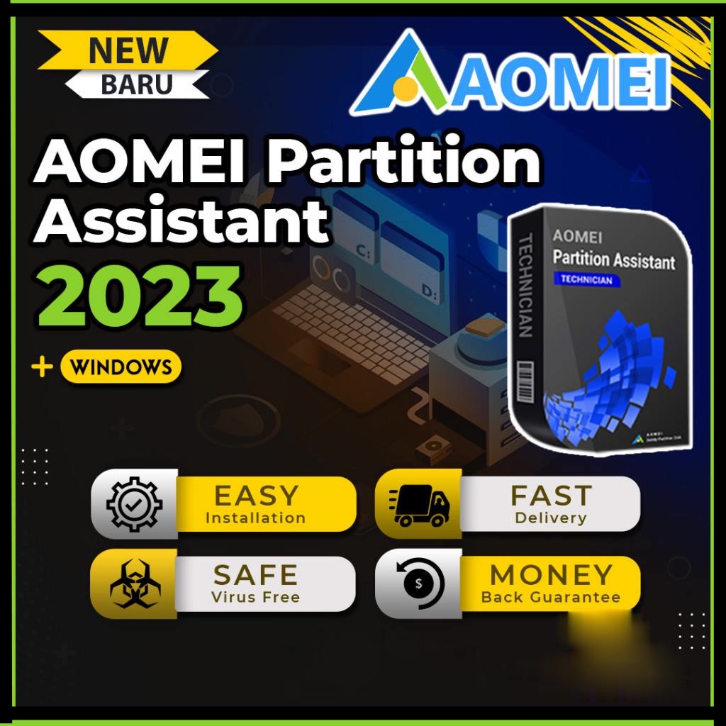 AOMEI Partition Assistant Technician v9.15 Latest 2023 Lifetime For ...