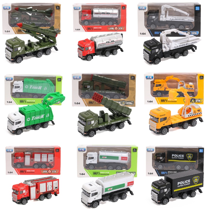 Alloy Military Kids Toy Missile Rocket Transporter Toy with Digging ...