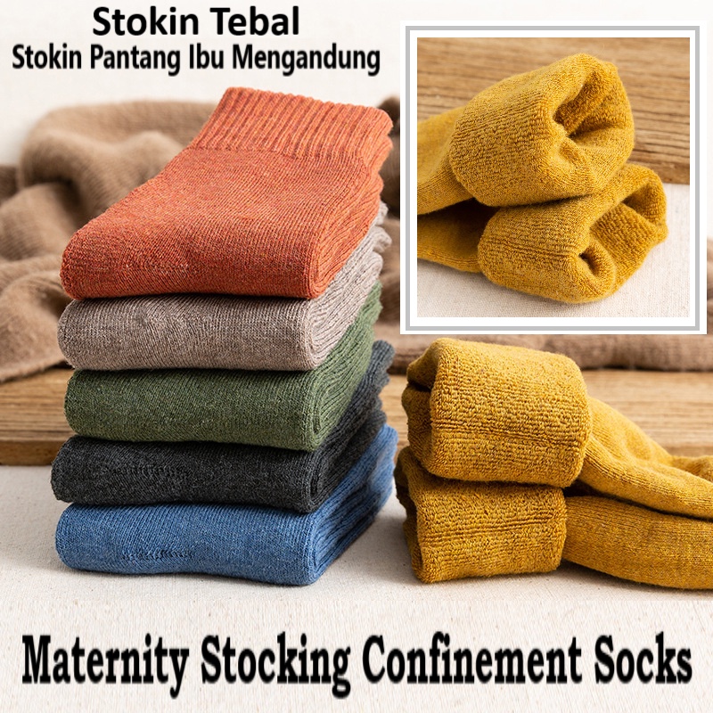 Stokin Pantang Ibu Mengandung Stokin Tidur Stokin Tebal Maternity ...