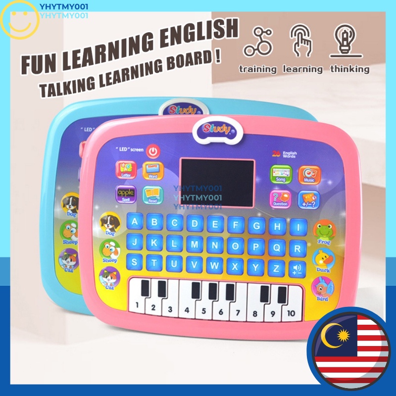 English Education Toys Learning Machine Tablet with LED Screen Learning ...