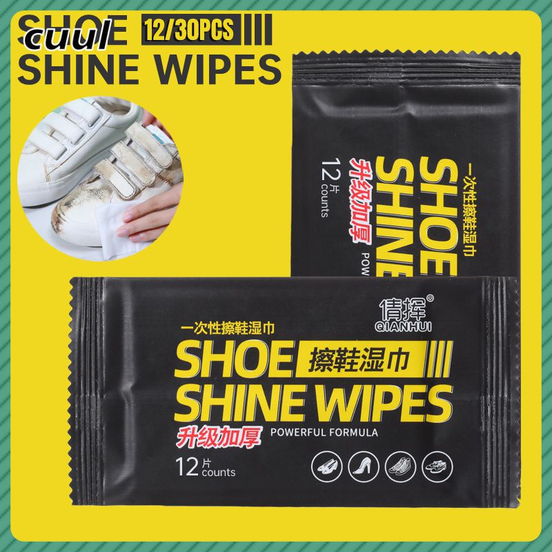 in stock Shoe Shine Wipes Upgrade Thickened Shoe Clean Quick Wipe For ...