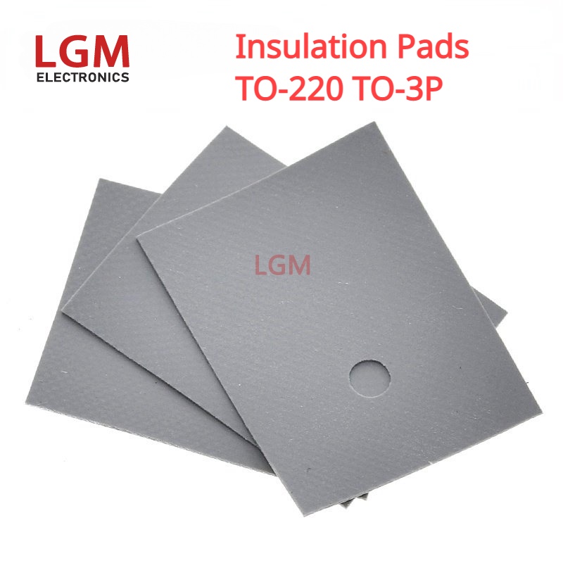 50Pcs TO-220 TO-3P Insulation Pads for Transistor Compatible with Mica ...