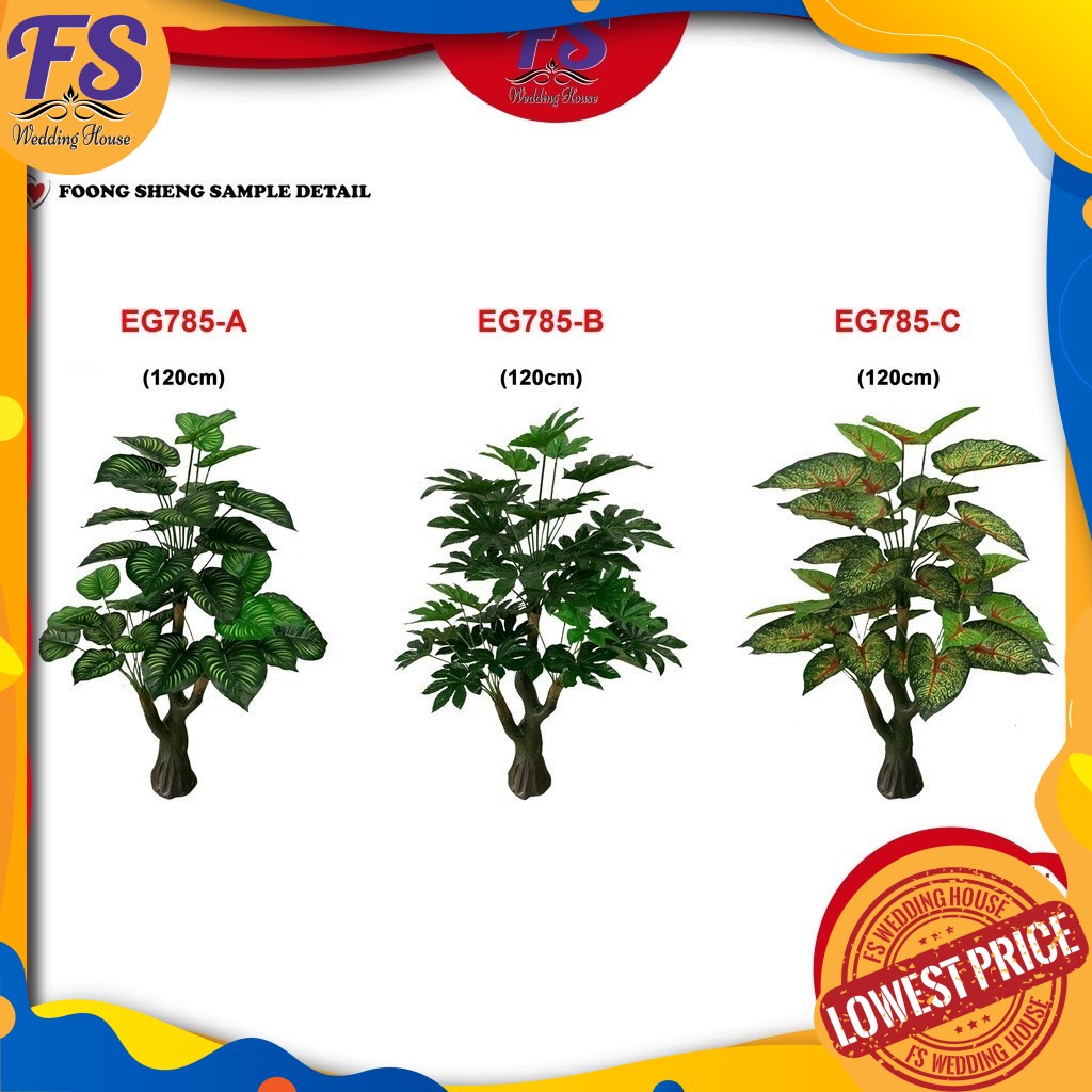 Artificial Plant / Pokok Kecil / Caladium Plant / Pokok Murah / Pokok ...