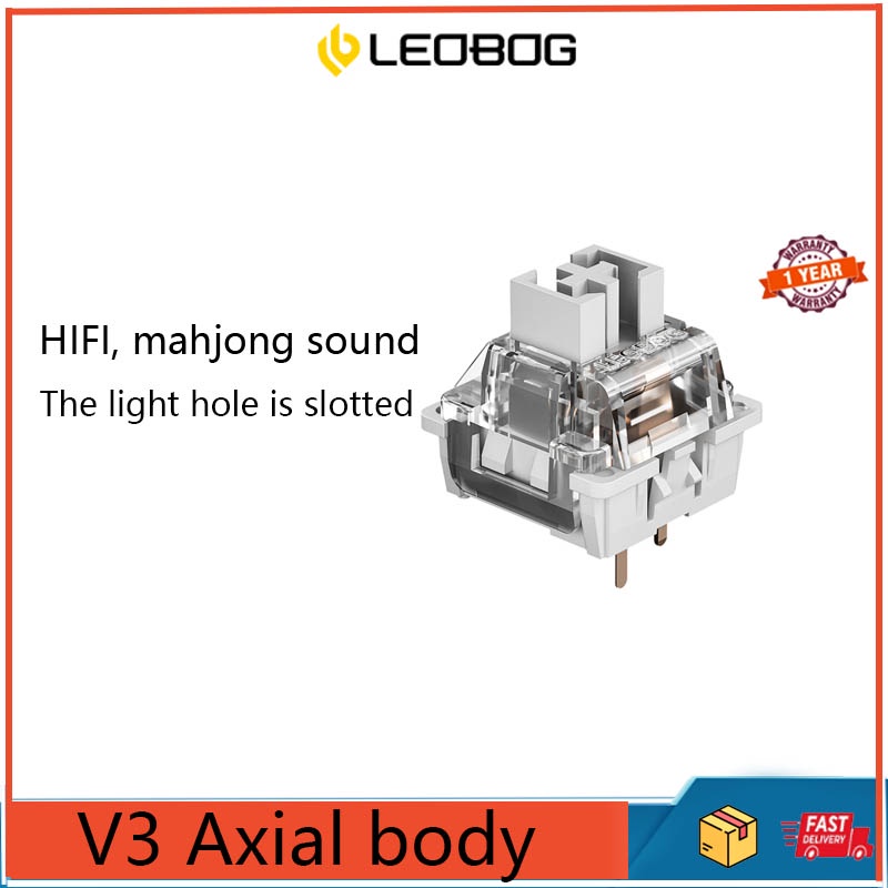 LEOBOG V3 Axial body V3 Hot Swap Linear 3 Pins Thick Moist Mechanical ...