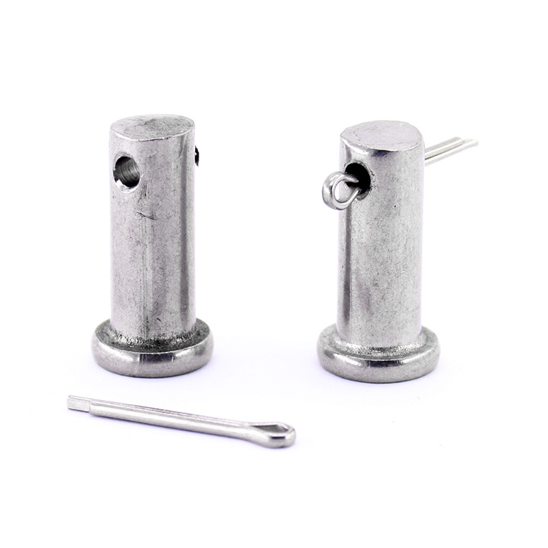 [HNK] Sus304 Stainless Steel with Hole Pin Shaft Fixed Pin Nail Shaft Pin GB882 Flat Head with ...