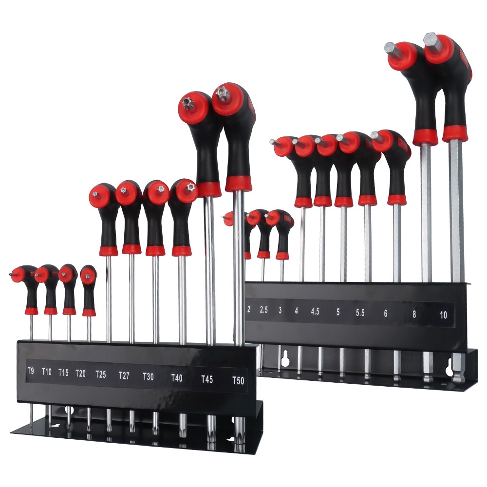 Professional Color Coded Long Hex Key Set,10 Piece Metric Allen Key Set ...