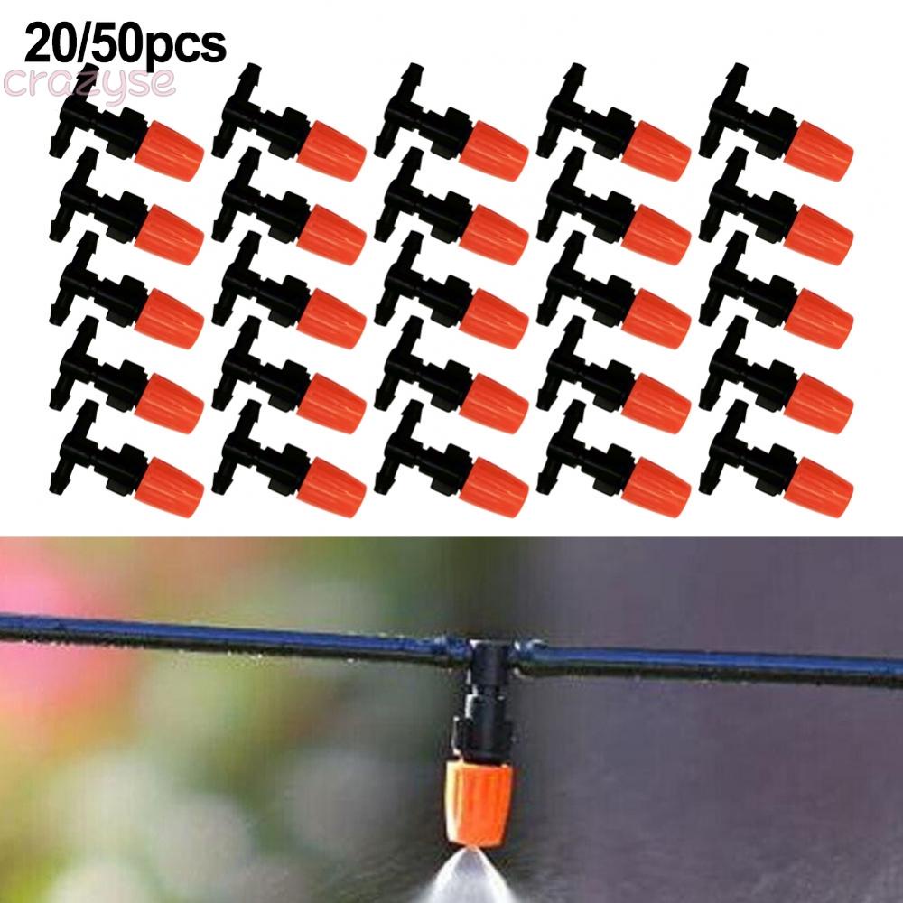 20/50PCS Micro Drip Adjustable Irrigation System Watering Sprinklers ...