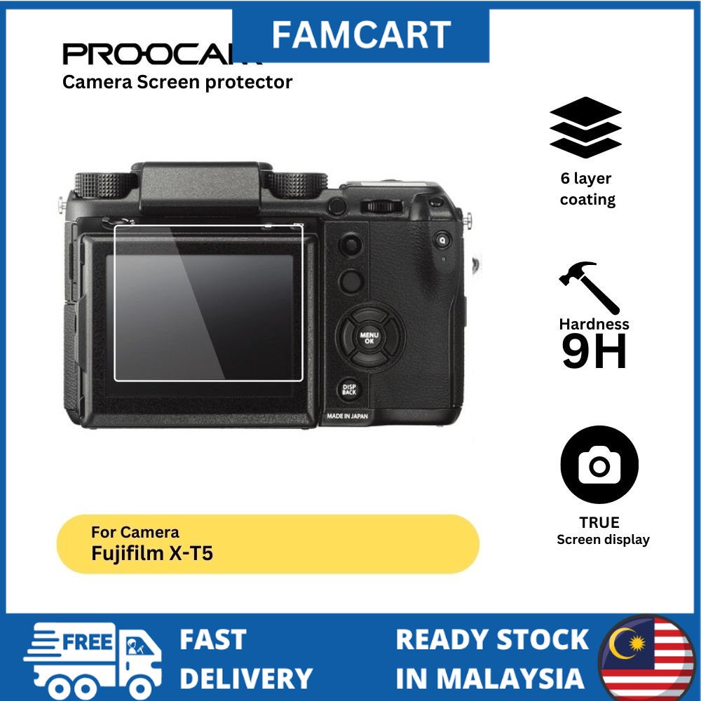 🔥READY STOCK🔥 PROOCAM SPF-XT5 GLASS SCREEN PROTECTOR FOR FUJIFILM XT5 XT4 X100V XE4 | Shopee ...