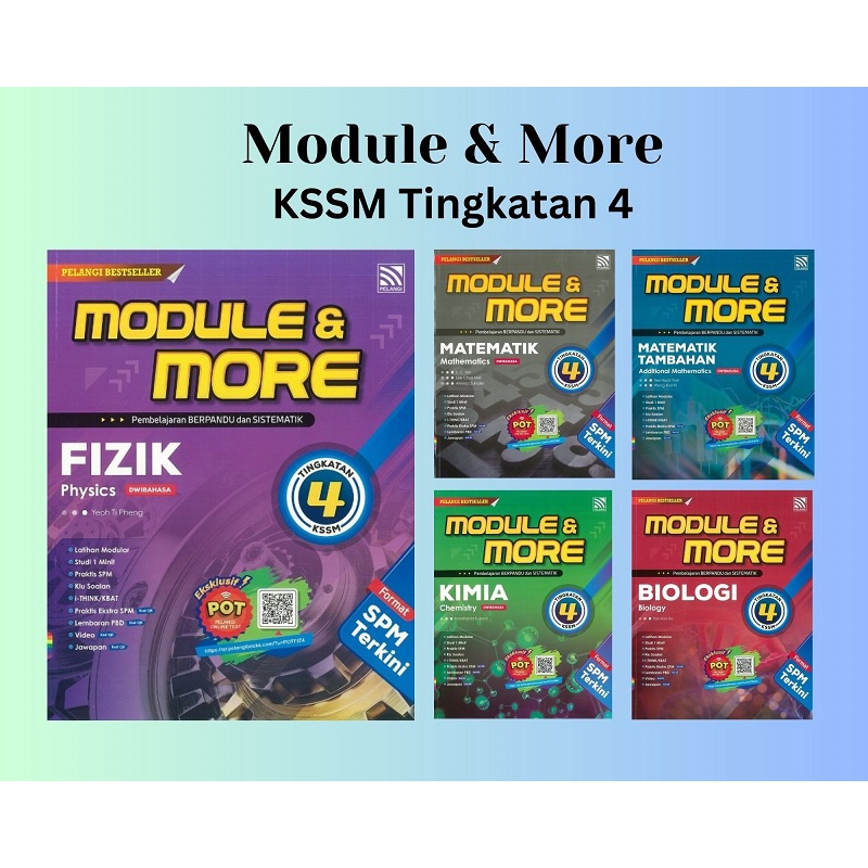 PELANGI - Module & More 2023 KSSM Tingkatan 4 | Shopee Malaysia