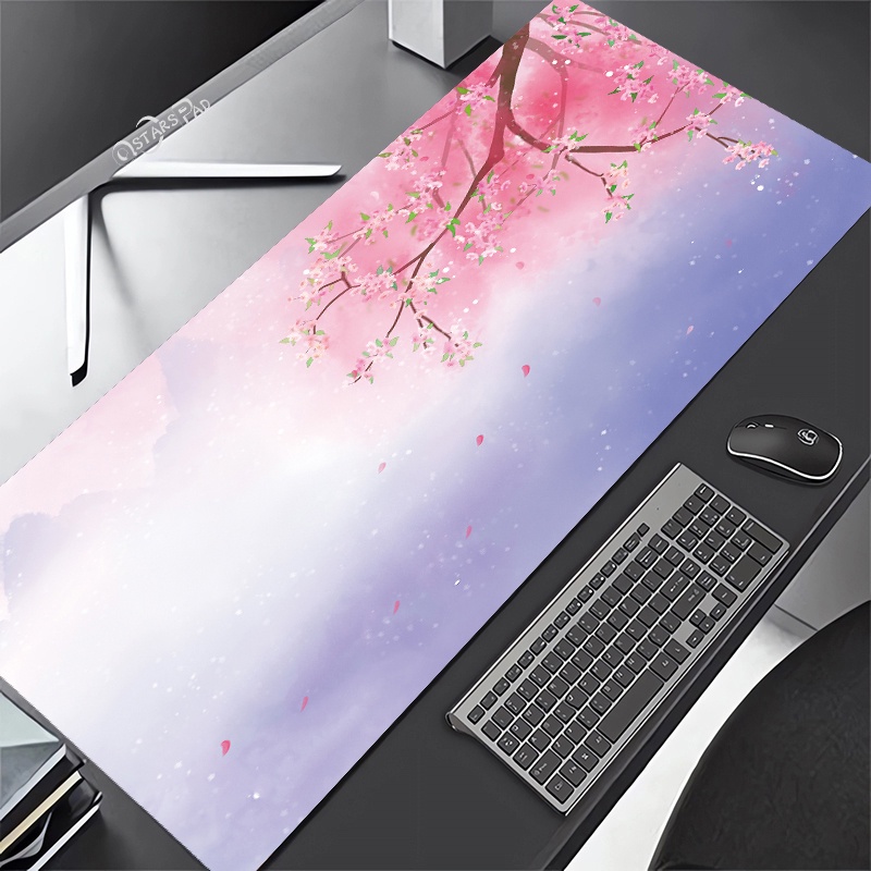 Chinese Traditional Painting Style Mousepad Cherry Blossom Carpet ...