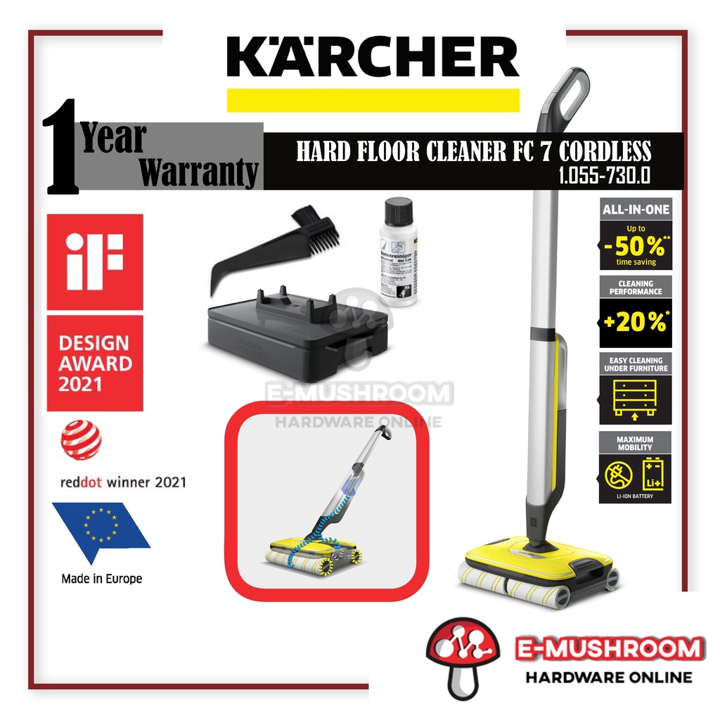 Karcher FC7 Cordless Hard Floor Cleaner | Shopee Malaysia