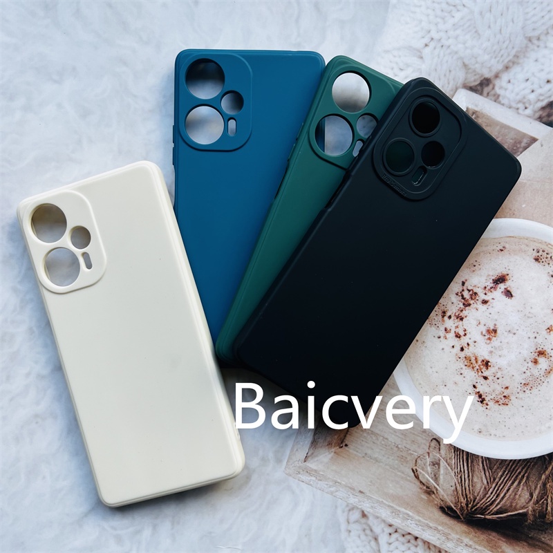 Redmi Note 12 Turbo POCO F5 Case Candy Color Matte Silicone Full ...