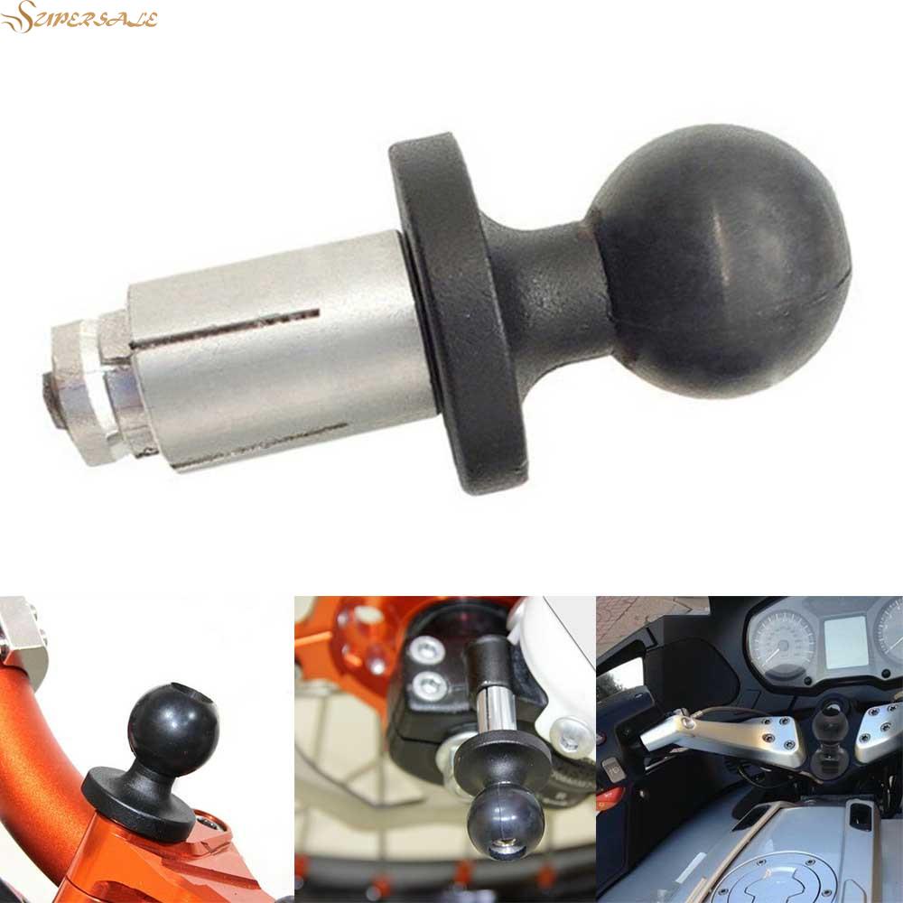 Motorcycle Bike Aluminum Mount Fork Stem Base Set w/ Ball Head for RAM ...