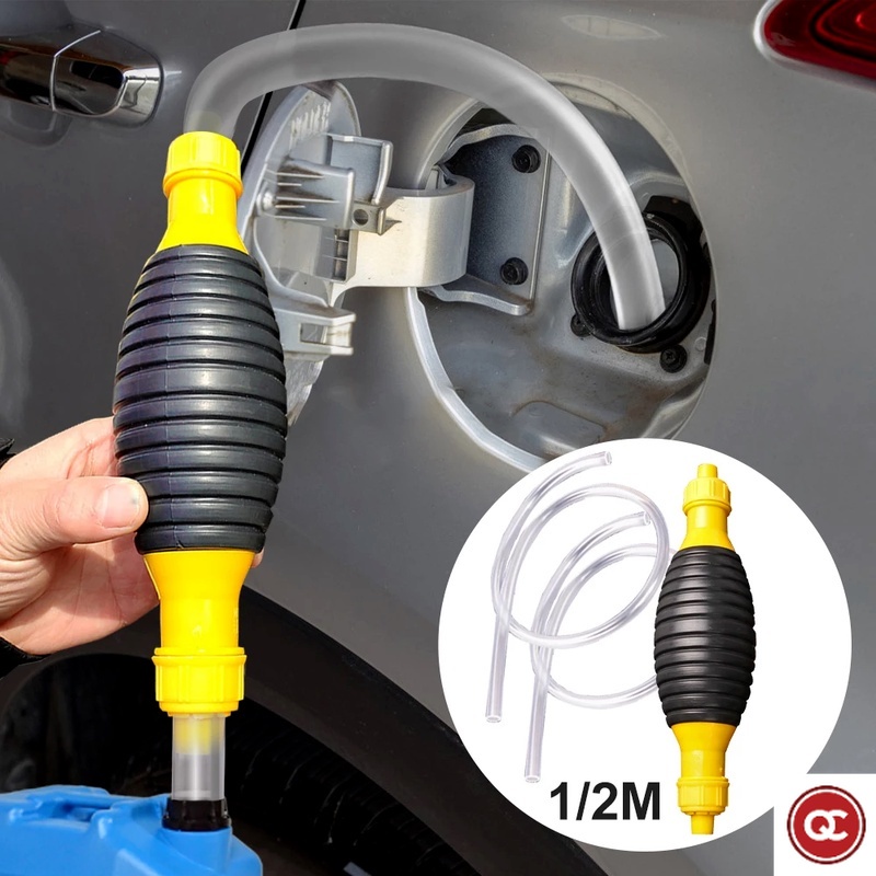 QC Portable Hand Fuel Pump Car Fuel Tank Sucker Oil Transfer Petrol ...