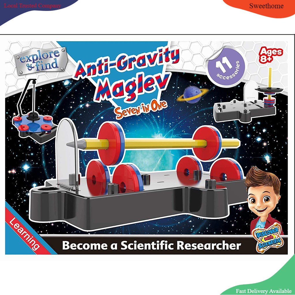 Defy gravity & learn magnetic levitation technology with this ...