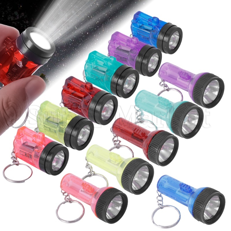 Key Chain Battery Light / Portable Plastic LED Flashlights Keychains ...