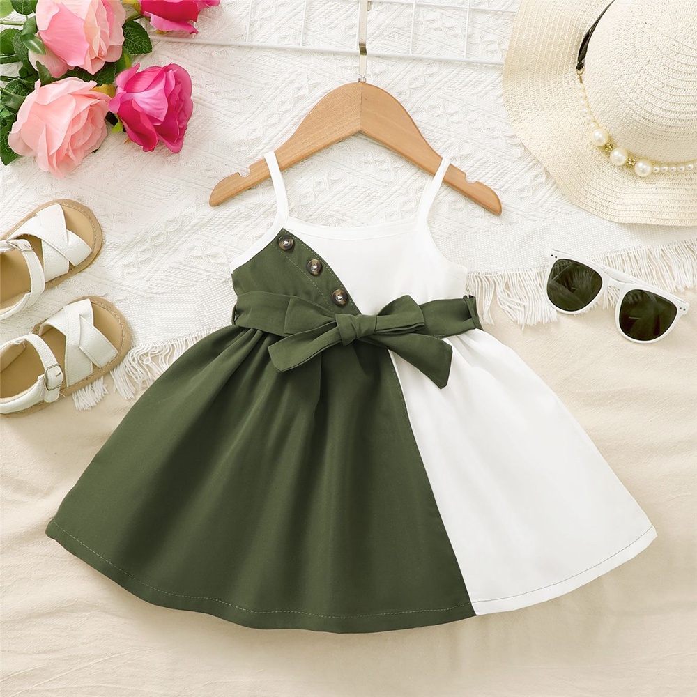 1-3Years Newborn Baju Baby Girl Daily Korean Style Dress Strap Summer ...