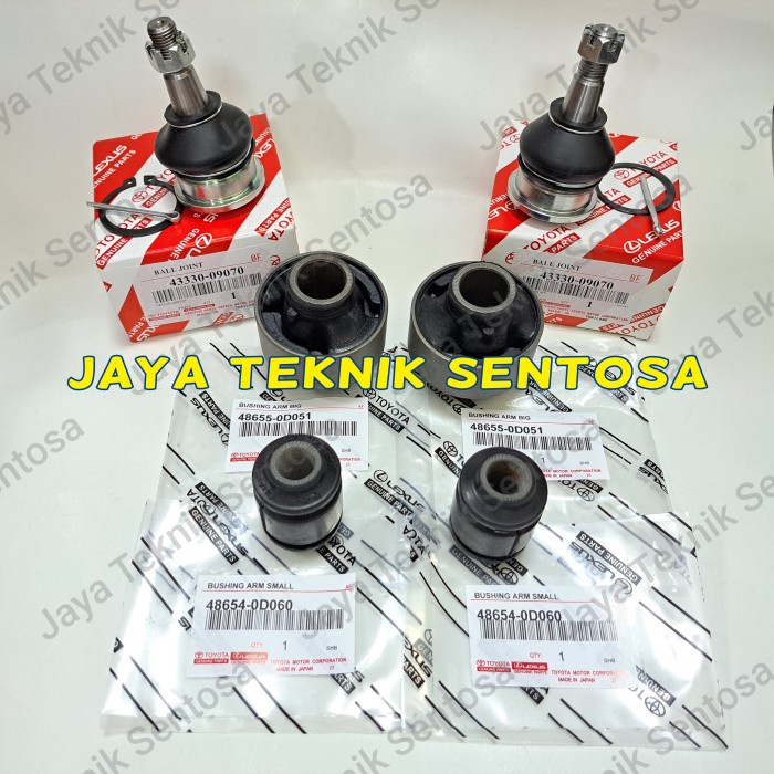 Bushing Arm Set Large Small and Ball Joint Yaris New Vios OEM 1Set 6pc ...