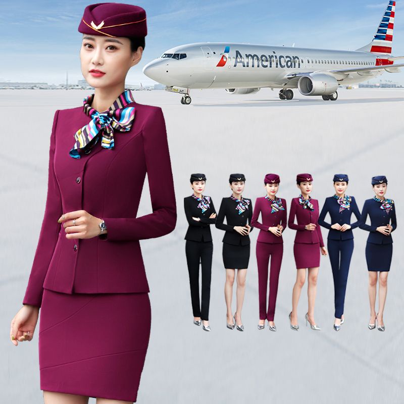 Flight Attendant Uniform Aviation Professional Suit Hotel Front Desk ...