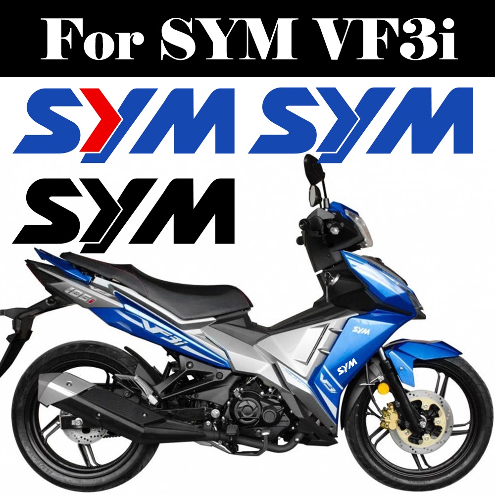 For SYM vf3i Motorcycle Reflective Stickers SYM Logo Emblem Motor Bike ...