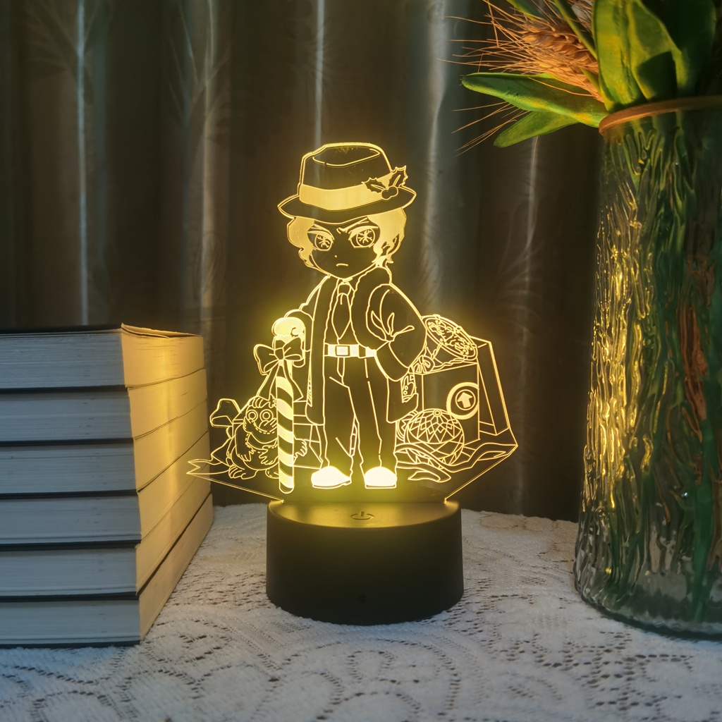 Demon Slayer Douma Anime 3D Led Lamp Kibutsuji Muzan Manga Night Light ...