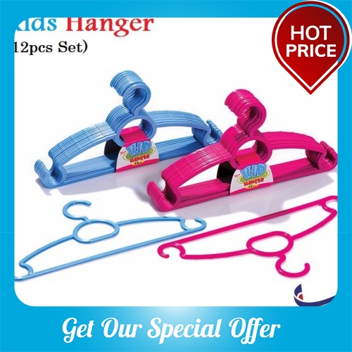 BEST SELLER [ LOCAL READY STOCKS ] Kids Clothes Hangers Penyangkut Baju ...