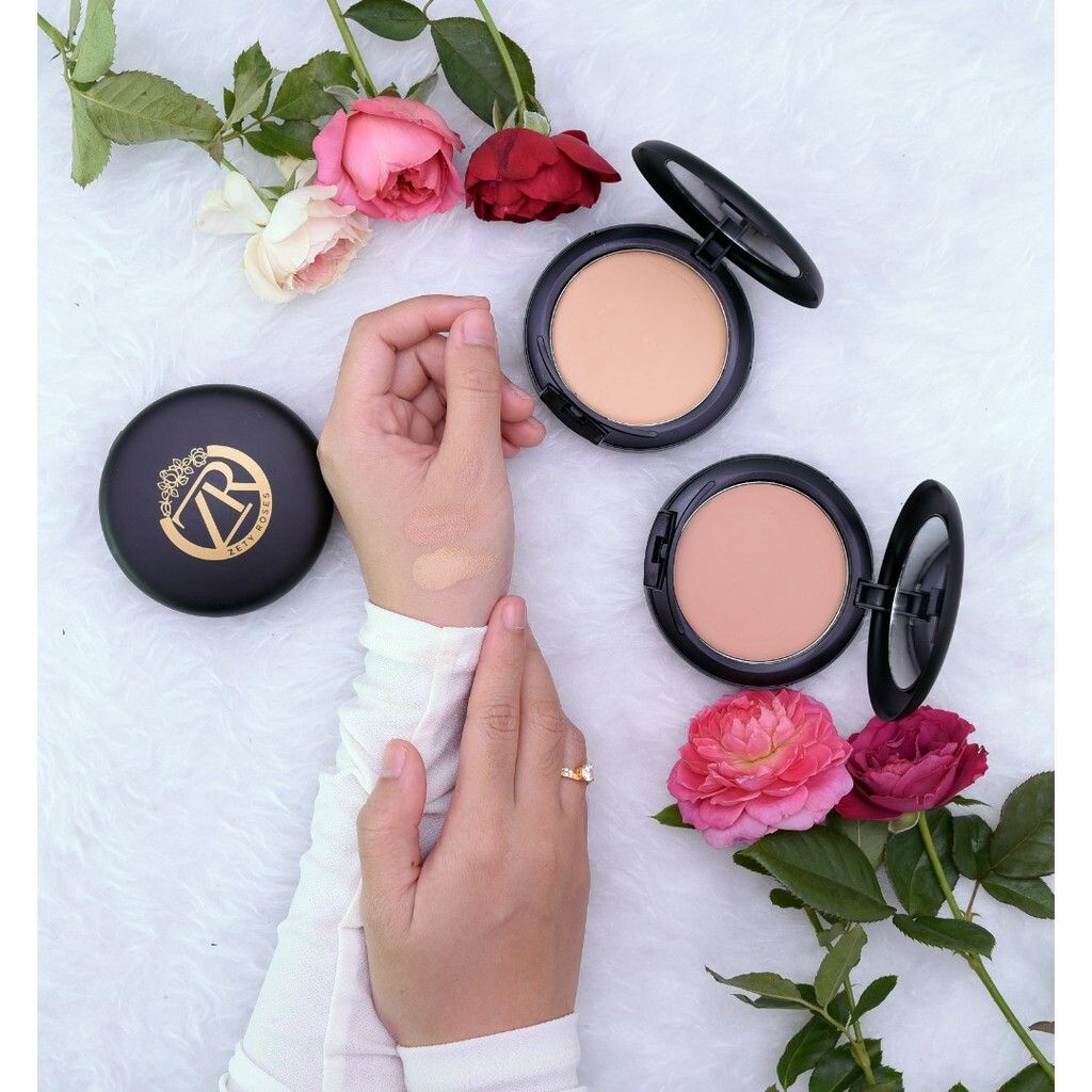 Zety Roses ZR Natural Life Luxury Rose Compact Powder - Light Shade ...