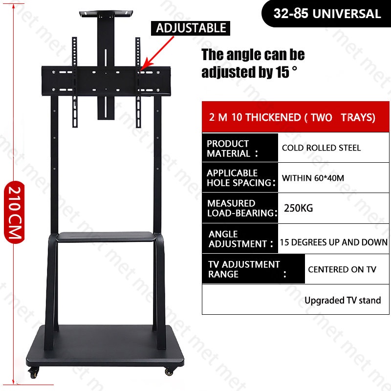360° Rotating Tv Stand Universal Conference Meeting Class Live LED LCD ...