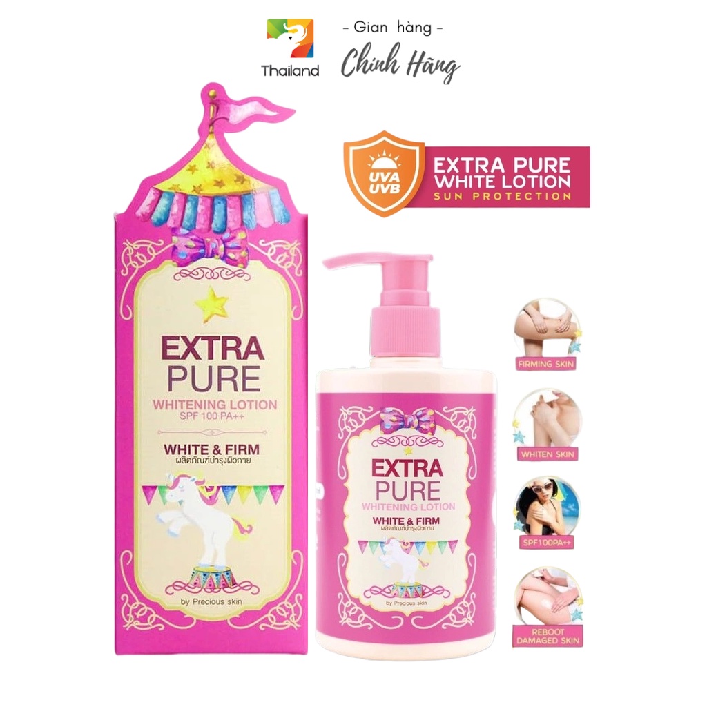 Extra Pure White Lotion SPF 100 PA++ Thailand | Shopee Malaysia