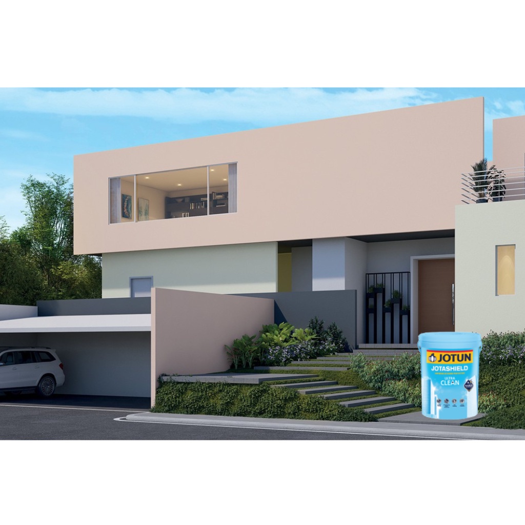 JOTUN JOTASHIELD ULTRA CLEAN 15L (PART 2/4) Cat Dinding Luar Rumah ...