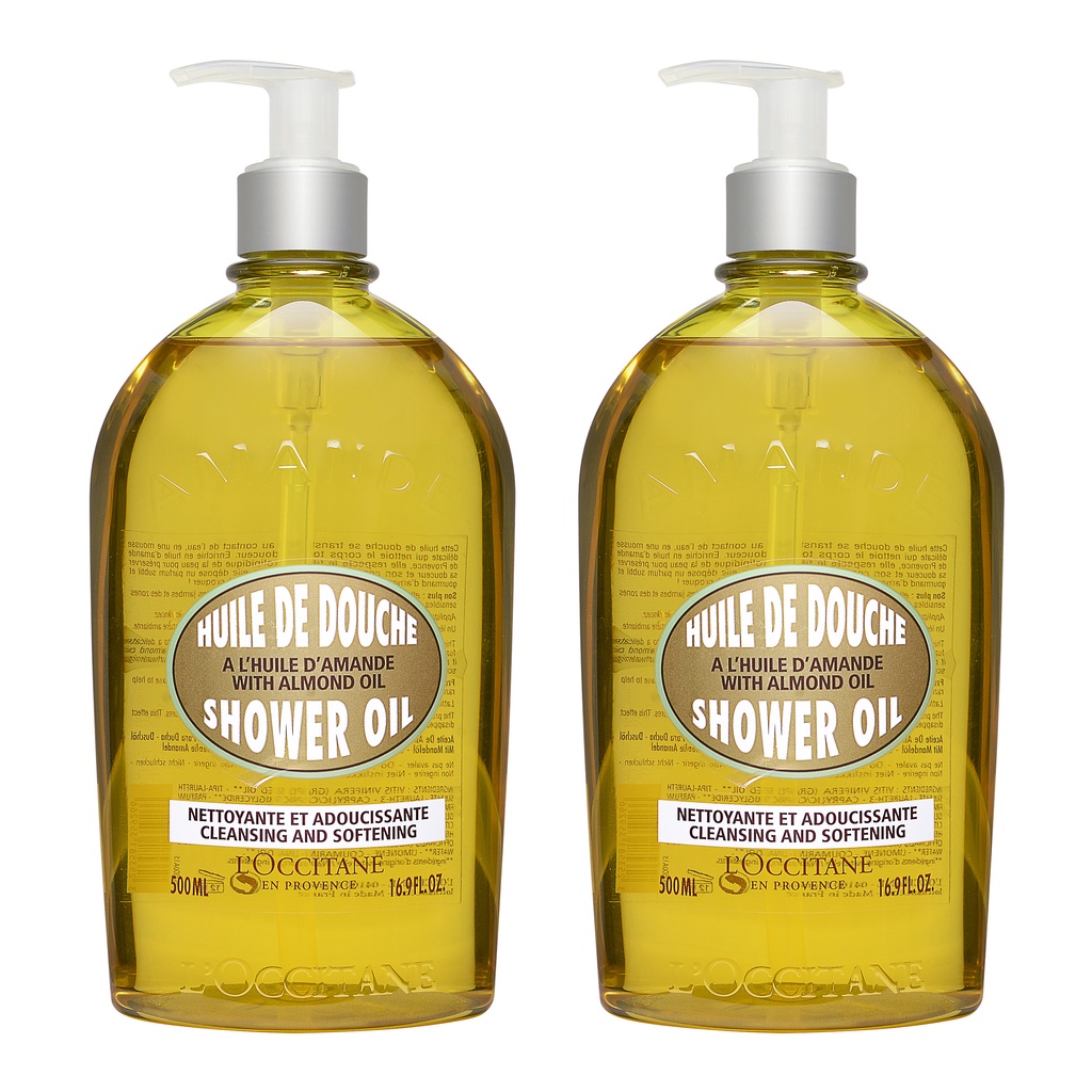 2X L'Occitane Almond Shower Oil 500ml | Shopee Malaysia