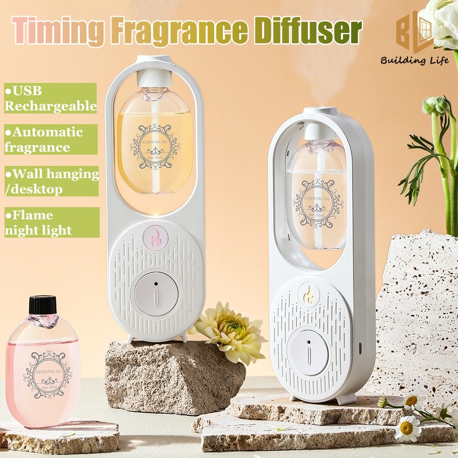 2023 Timing Air Freshener Spray Rechargeable Aroma Diffuser with Light ...