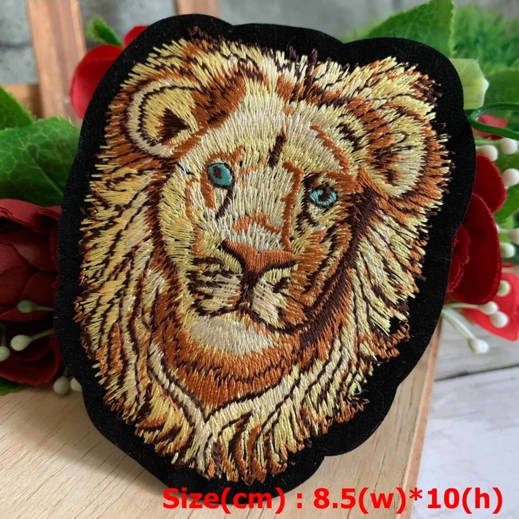 Lion Iron-on Patch Ironing-on Arm Decorative Clothes Hat Bag Jeans ...