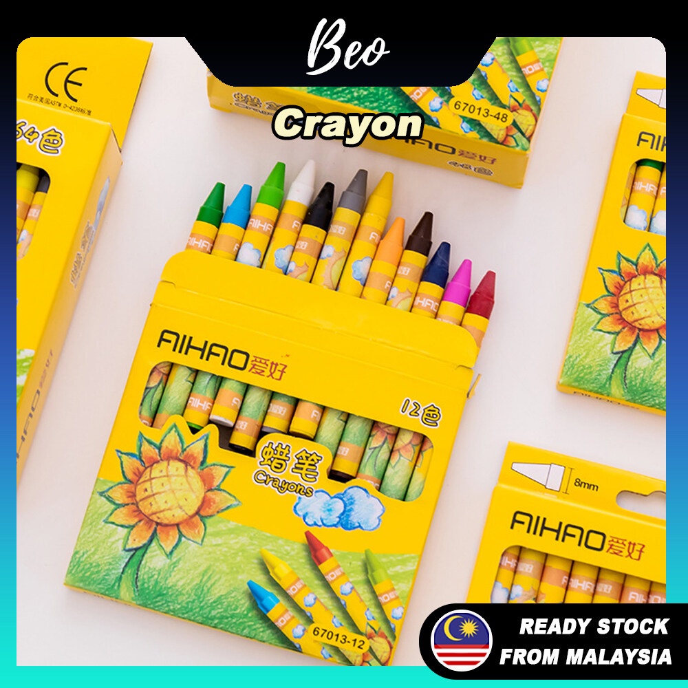 8pcs / 12pcs Crayon Colouring Kids for Party Gift, Door Gift ...