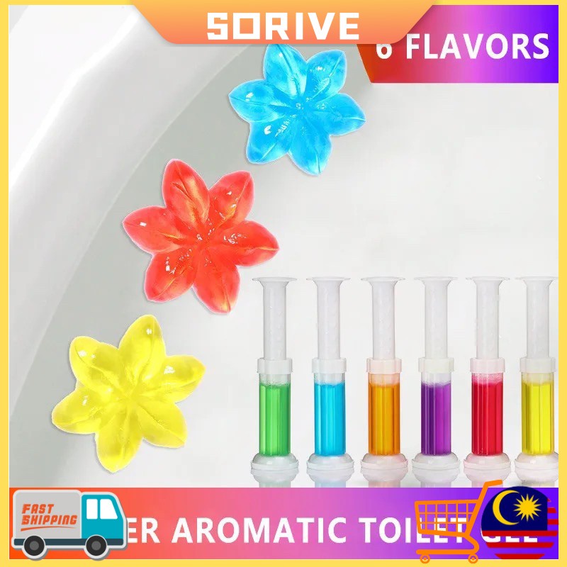 Toilet Bathroom Scrubble Bubble Cleaner Cleaning Toilet Gel Flower 12 ...
